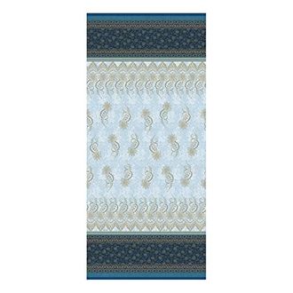 Bassetti Foulard Oristano B1 aus Baumwolle Mako-Satin in der Farbe Blau, Maße: 270cm x 270cm, 9324006