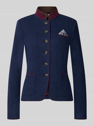 White Label Blazer aus Woll-Mix mit Einstecktuch