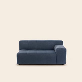 Madura Canap&eacute; Modulable Accoudoir D Uberto Opal bleu de gris - BLEU