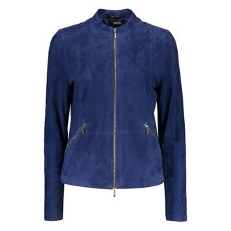 Moorer Lederjacke - - Jackets - Damen - Blau - S