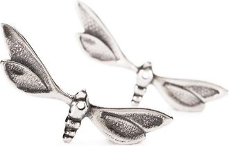 Trollbeads Damen-Ohrstecker Dragonfly 925 Silber - TAGBE-10099