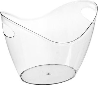 Generic Mimosa Cocktailbar Outdoor-Picknick Obstaufbewahrung Bask 4L/8L Kunststoff-Eisk&uuml;bel for Getr&auml;nke und Partys Perfekt for Wein Champagner