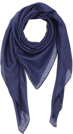 Freak Scene Echarpe en coton - bleu-marine - tissu carré
