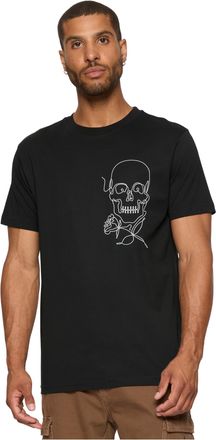 Mister Tee Herren Skull One Line Tee Black, 3XL