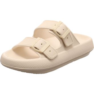 Tom Tailor Tom Tailor Damen 7490230001 Pantolette, ltcream, 40 EU