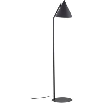 Licht-Erlebnisse Stehlampe Metall E27 Schwarz Retro Stehleuchte