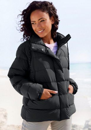 Elbsand Steppjacke mit hochschlie&szlig;endem Kragen