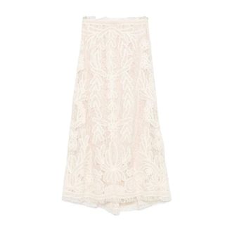 P.A.R.O.S.H. Nixie Maxi-Rock - - Skirts - Damen - Beige - S