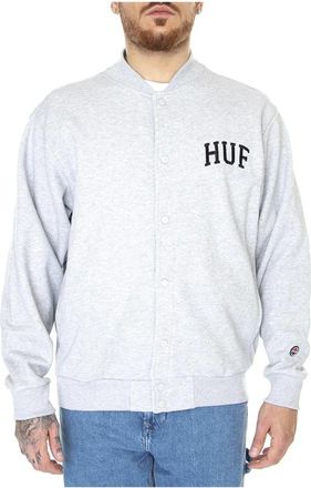 HUF Huf, Homme, Vestes, Gris, Taille: XS Felpa
