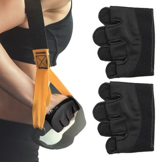 Generico Fitnesshandschuhe f&uuml;r Frauen, Trainingshandschuhe, Halbfinger-Gewichtheber-Handschuhe ohne Verrutschen, tragbares Trainingszubeh&ouml;r, atmungsaktives Tra
