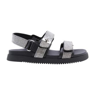 Steve Madden Sandalette &Eacute;l&eacute;gante avec Design Deneb - Femme - Chaussures - Noir - Taille: 38 1/2 EU