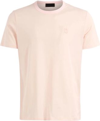 Dondup Homme, Tops, Rose, Taille: S T-Shirt Regular IN Jersey Basi