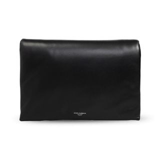 Dolce & Gabbana Leder-Schultertasche - - Bags - Herren - Schwarzk - ONE SIZE