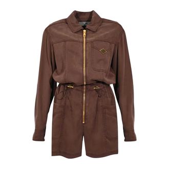 Elisabetta Franchi Damen, Jumpsuits & Playsuits, Braun, MGr&ouml;&szlig;e