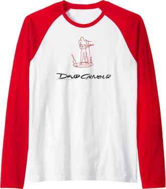 F4NT4STIC David Gilmour Line Art Raglan