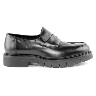 Marco Ferretti Schwarzer Leder Mokassin - - Shoes - Herren - Schwarzk - 43 EU