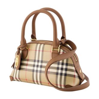 Burberry Womens Ll Mini Primrose Shoulder Bag - Burberry Cotton Beige Shoulder-Hobo-Bags