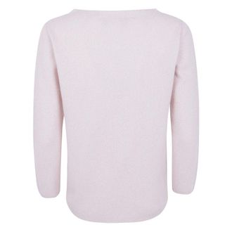 Fabiana Filippi Femme, Pulls, Rose, Taille: 34 FR Pull col bateau Lurex
