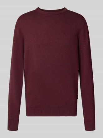 Bugatti Relaxed Fit Strickpullover aus reiner Baumwolle