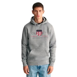 GANT Herren, Sweatshirts & Hoodies, Grau, XLGröße