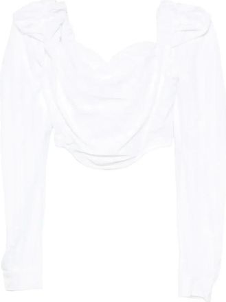 Vivienne Westwood Femme, Blouses et Chemises, Blanc, Taille: 46 FR Sunday Corset Top