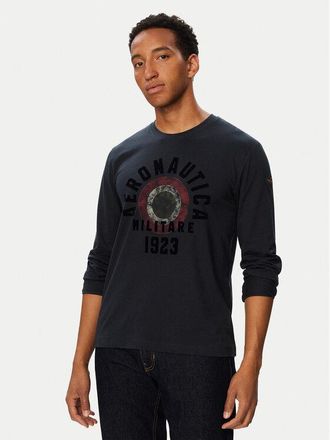Aeronautica Aeronautica Militare Longsleeve 262TS2570UJ00641 Dunkelblau Regular Fit