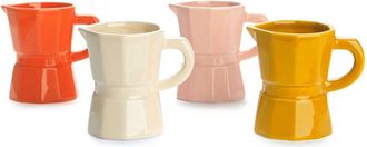 Balvi Kaffetassen-Set Moka Tassen-Set in Form Einer italienischen Kaffeekanne Keramik