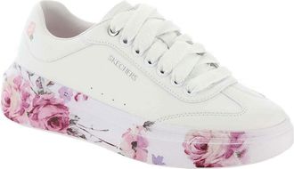 Skechers Damen Cordova Classic Painted Flora Sneaker, Weiss/opulenter Garten, 39.5 EU