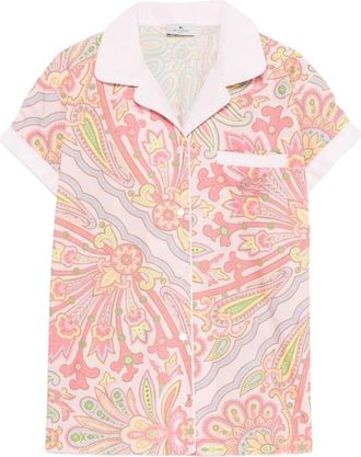 Etro Femme, V&ecirc;tements de nuit et de d&eacute;tente, Multicolore, Taille: 34 FR Chemise de pyjama &agrave; motif cachemire
