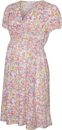 Mama Licious Damen Mlcasey Tess S/S Wo Dress 2f A., Begonia Pink, S