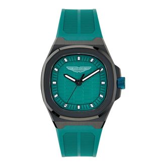 Aston Martin GPQ Silikonuhr - - Accessories - Herren - Gr&uuml;n - ONE SIZE