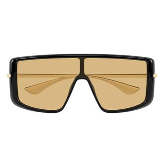 Alexander McQueen T-Bar Visor Sonnenbrille - - Accessories - Damen - Schwarzk - ONE SIZE