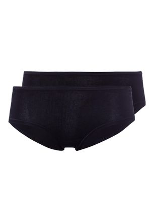 Skiny Panty SKINY SKINY ADVANTAGE Cotton Stretch, Damen, Gr. 36, 2 Stk., schwarz, Obermaterial: 95% Baumwolle, 5% Elasthan, unifarben, normal, Unterhosen Pa