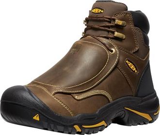 Keen Keen Utility Mens MT. Vernon Met Industrial and Construction Shoe, Cascade Brown, 8.5 D US