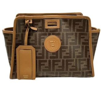 Fendi Pre-owned Tissu sacs-fendi - Femme - Pre-owned - Brun - Taille: ONE Size
