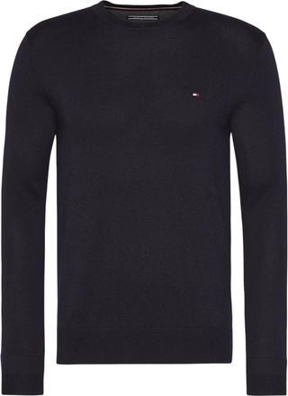 Tommy Hilfiger Pullover f&uuml;r Herren, Rundhalsausschnitt, Baumwolle (Himmelblau)