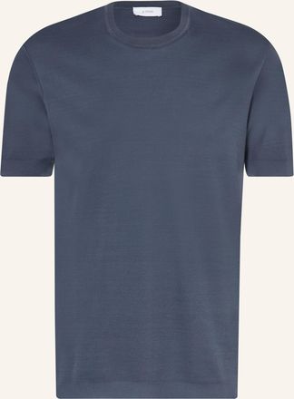 Eton T-Shirt Mit Leinen blau