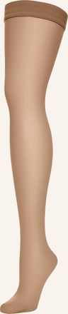 Wolford Halterloser Strumpf Individual 10 Stay-Up beige