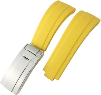 Generic 20 mm 21 mm Gummi für GMT OYSTERFLEX Deepsea wasserdichtes Armband