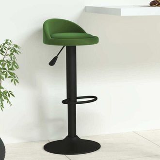 vidaXL Tabouret de bar Vert fonc&eacute; Velours vidaXL