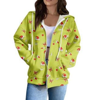 Generic Le Grinch Sweat A Capuche Femme Vetement Vêtements Noel Polaire Pull Noël The Sweet Femmes 2025 Christmas Pilou Adulte De Deguisement Costume Pulls Hi
