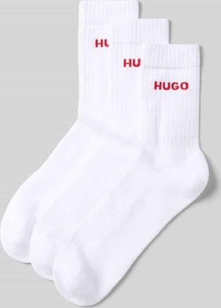 HUGO BOSS Socken mit Logo-Schriftzug im 3er-Pack