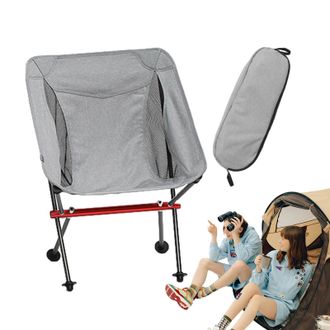 Generic Klappbarer Campingstuhl,Platzsparende Sitzgelegenheit - Kompakter Sitz F&uuml;r Rucksackreisen - F&uuml;r Camping Wanderung Picknick Terrasse Balkon Garten Gart