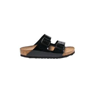 Birkenstock Arizona Birko-Flor Lack - - Shoes - unisex - Schwarzk - 36 EU