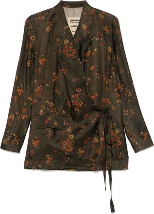 Uma Wang UMA Wang, Femme, Vestes, Multicolore, Taille: 44 FR Veste en tissu floral