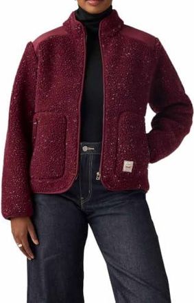 Levi's Od Sherpa Jacket, H225 Nep Tawny Port, L Femmes