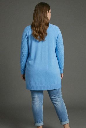 Kangaroos Cardigan casual Stil, bequeme Passform, mit Raglan&auml;rmeln, gro&szlig;e Gr&ouml;&szlig;en