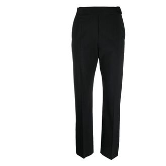 Msgm L&auml;ssige schwarze Wollhose - - Trousers - Damen - Schwarzk - S