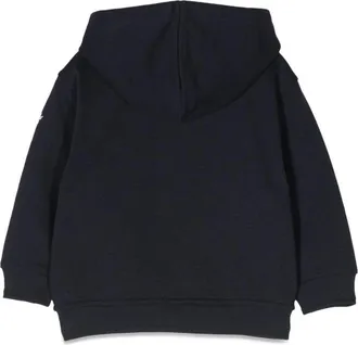 Il Gufo Cotton Zip-Front Hoodie - Blue