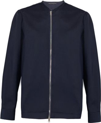 low brand Homme, Vestes, Bleu, Taille: XL Veste zipp&eacute;e sans col
